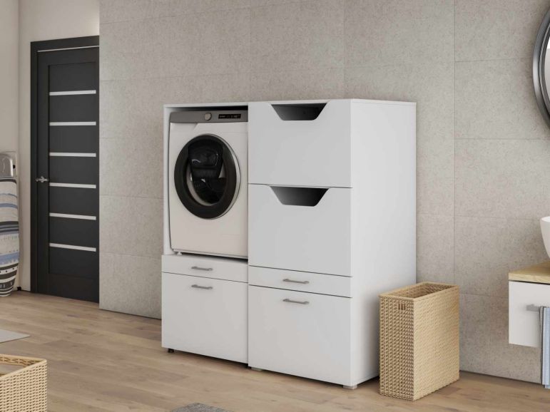 Kast WASHING 1 machine met kast voor wasgoed MEDIUM